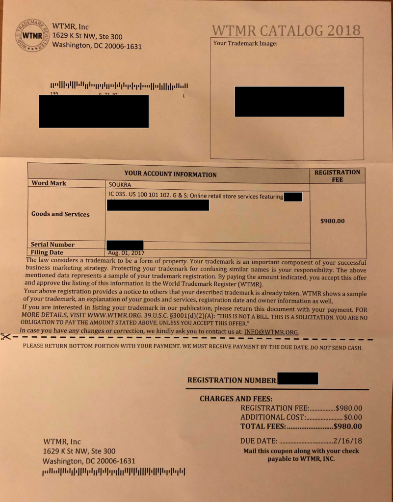 How trademark scams work: WTMR changes name to WTRM | Erik M Pelton ...