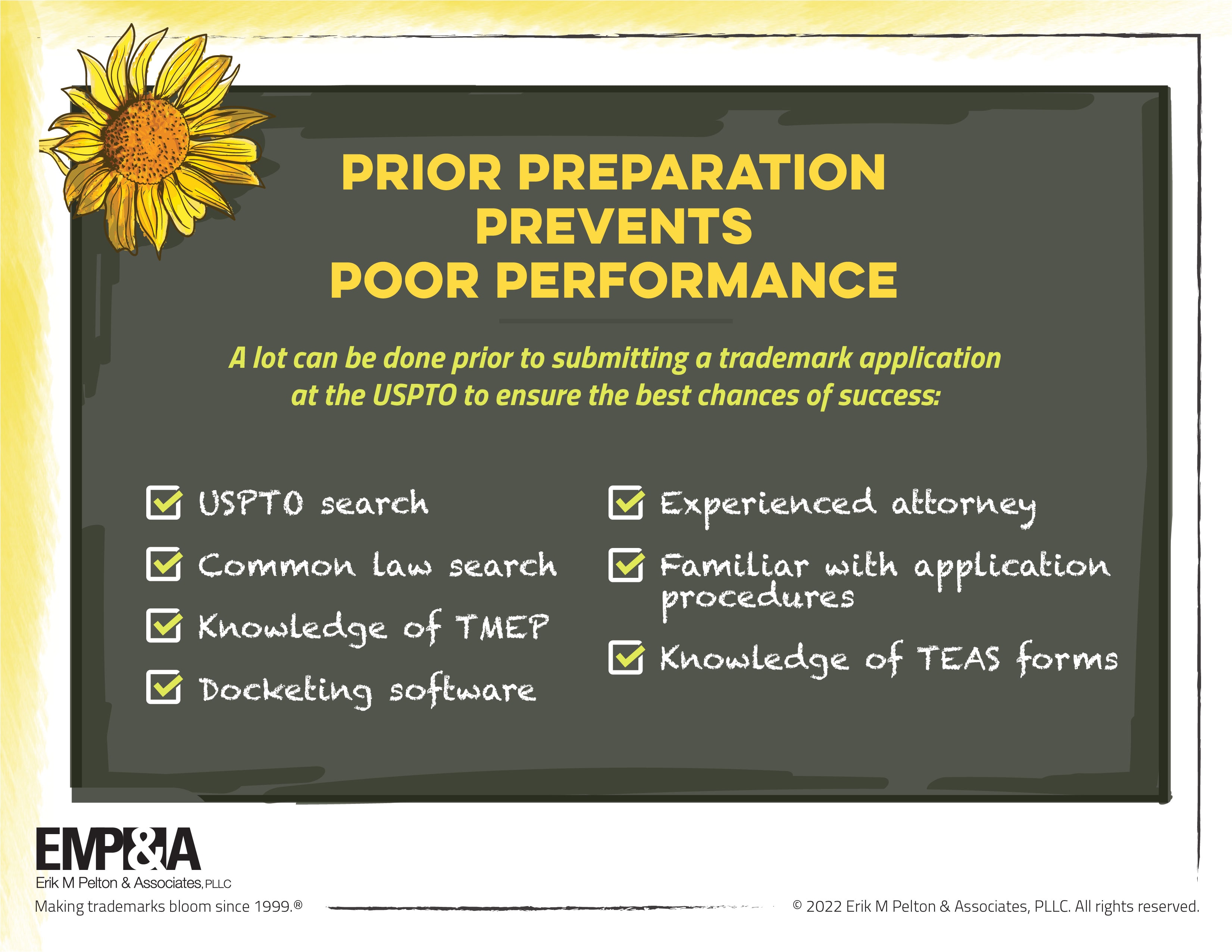 Trademarks: Prior Preparation Prevents Poor Performance | Erik M Pelton ...